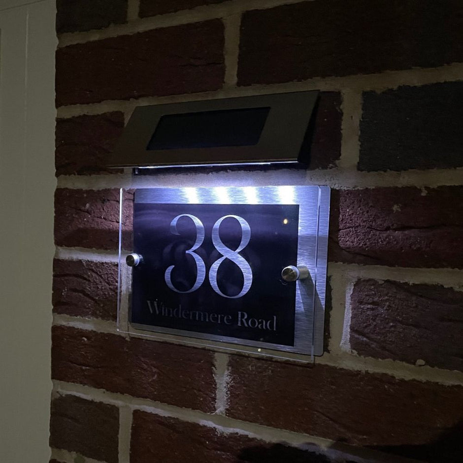 Solar Light Door Signs – DecoMatters